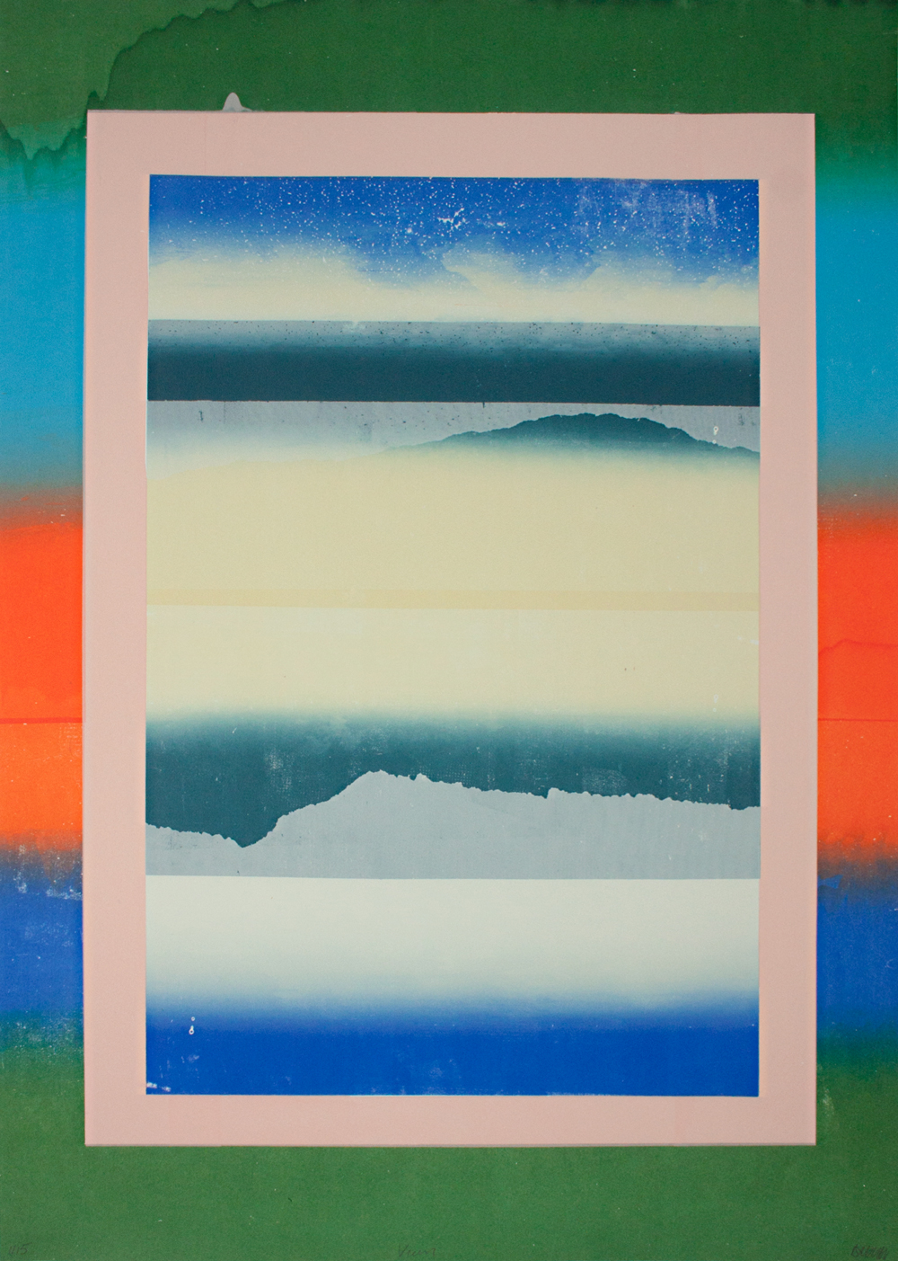 View - Abstract Limited Edition Screenprint